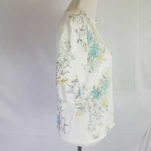 Alfred Dunner | Tops | Vtg Alfred Dunner Floral Beaded Spring Blousetop ...